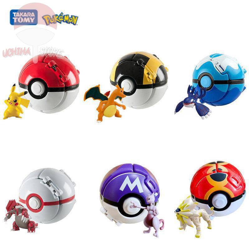 6 Style Pokeball Anime - Collectible Figures for Fans – Uchiha Store