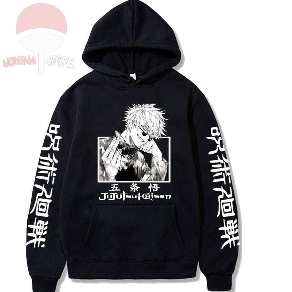 Gojo Satoru Jujutsu Kaisen Hoodie for Style and Comfort – Uchiha Store