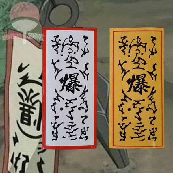 Naruto Paper Bomb Sticker - Anime Accessory for Unisex – Uchiha Store